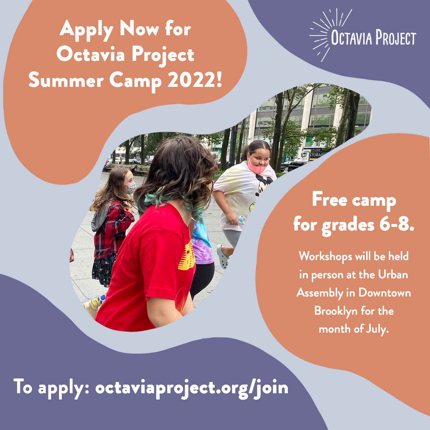 Join the Octavia Project Summer Camp